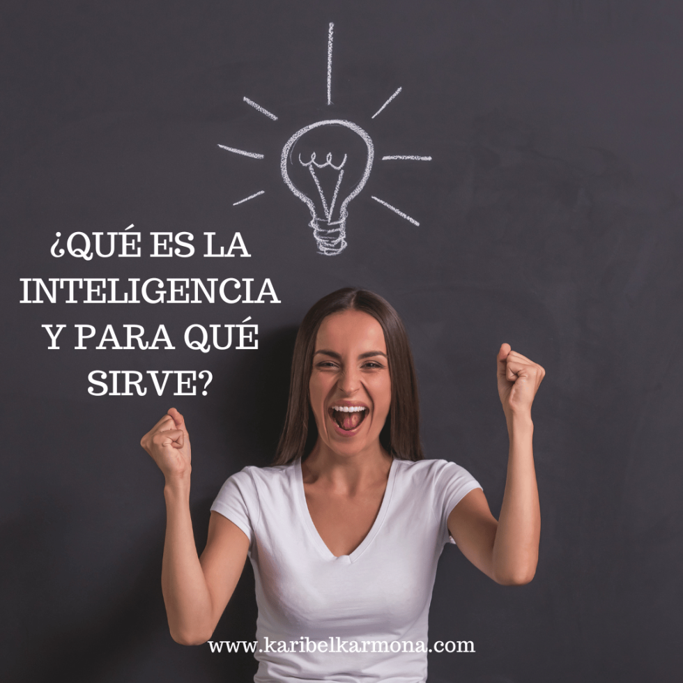 ¿QUÉ ES LA INTELIGENCIA Y PARA QUÉ SIRVE? - Karibel Karmona
